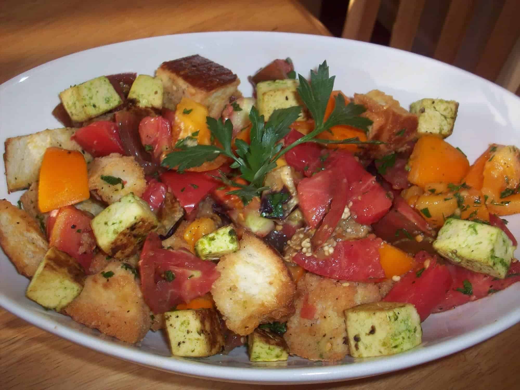 Grilled Panzanella Salad - Delish Knowledge