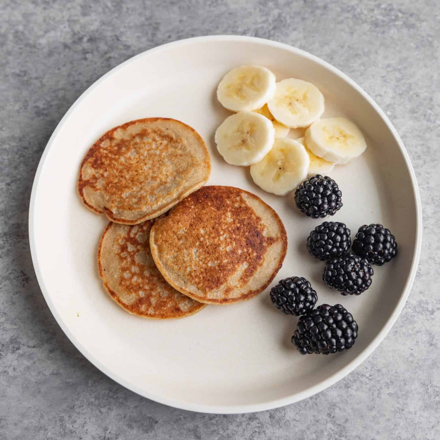Baby Led Weaning Pancakes (3 Ingredients!)