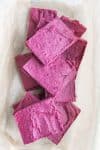 Berry Vegan Freezer Fudge - Delish Knowledge