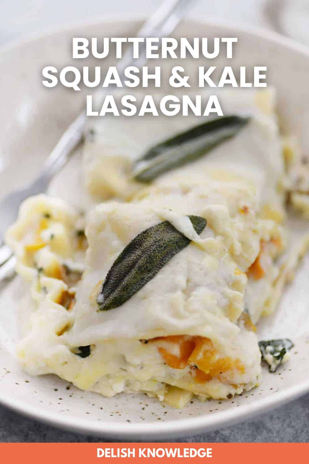 Butternut Squash and Kale Lasagna - Delish Knowledge