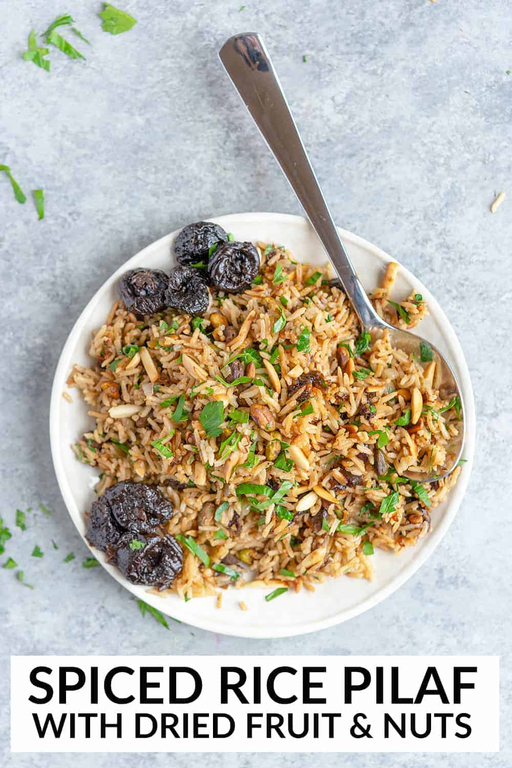 Prune and Nut Rice Pilaf - Delish Knowledge