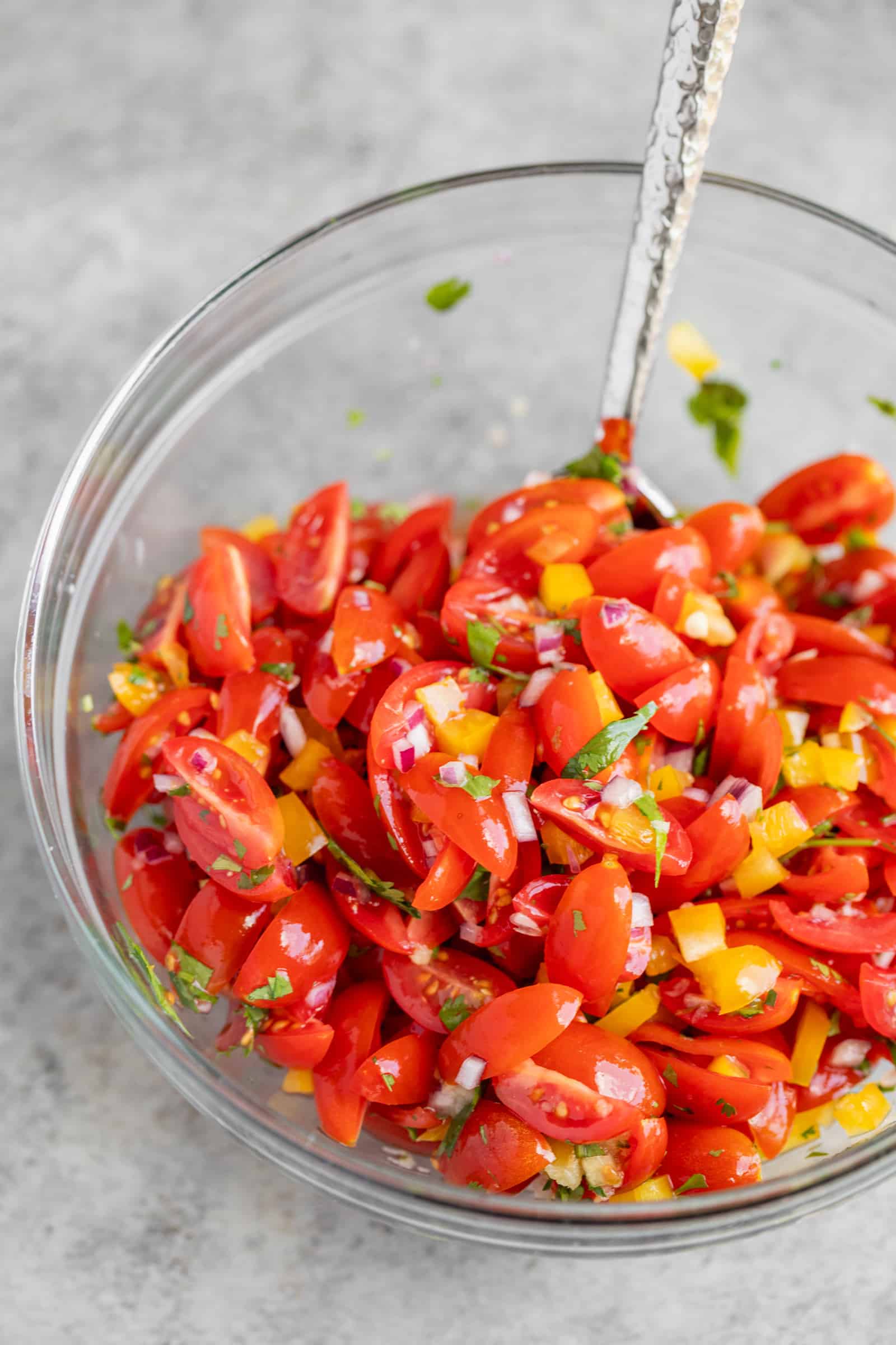 Cherry Tomato Salsa - Delish Knowledge