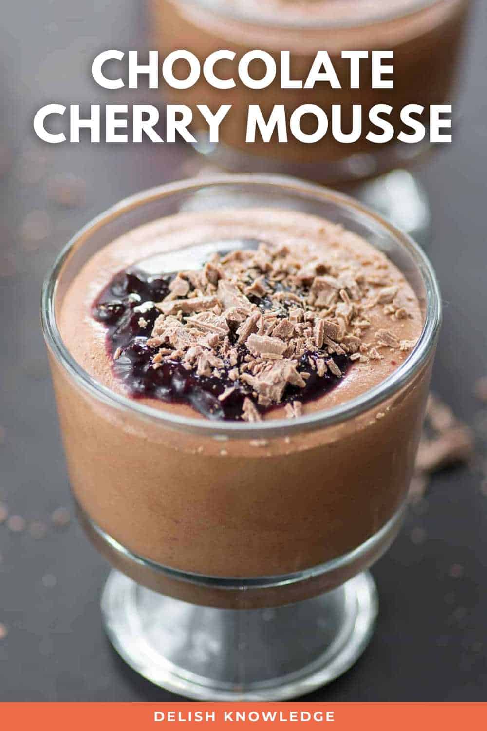 Chocolate Cherry Mousse - Delish Knowledge