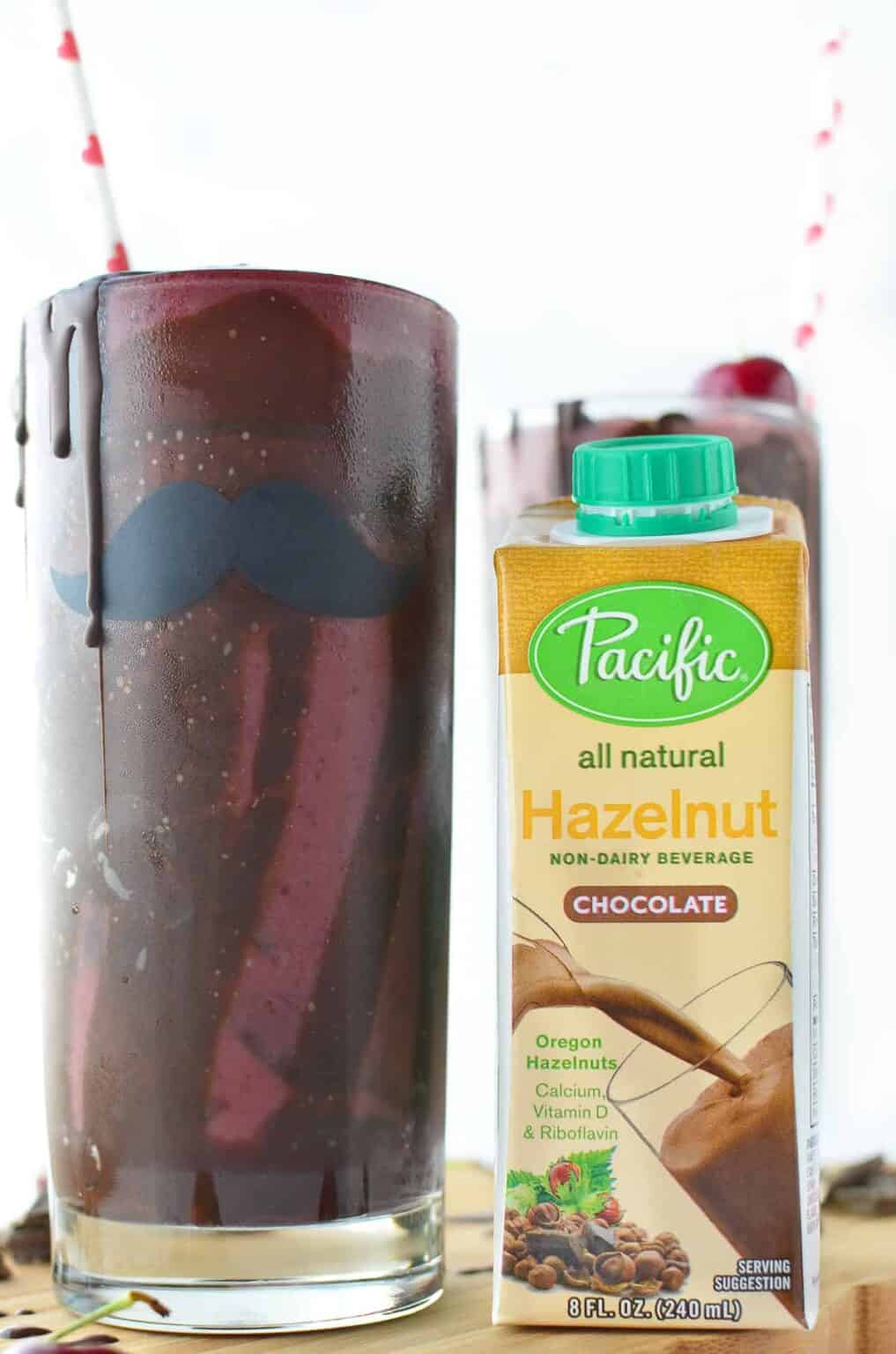Vegan Chocolate Cherry Milkshakes - Delish Knowledge