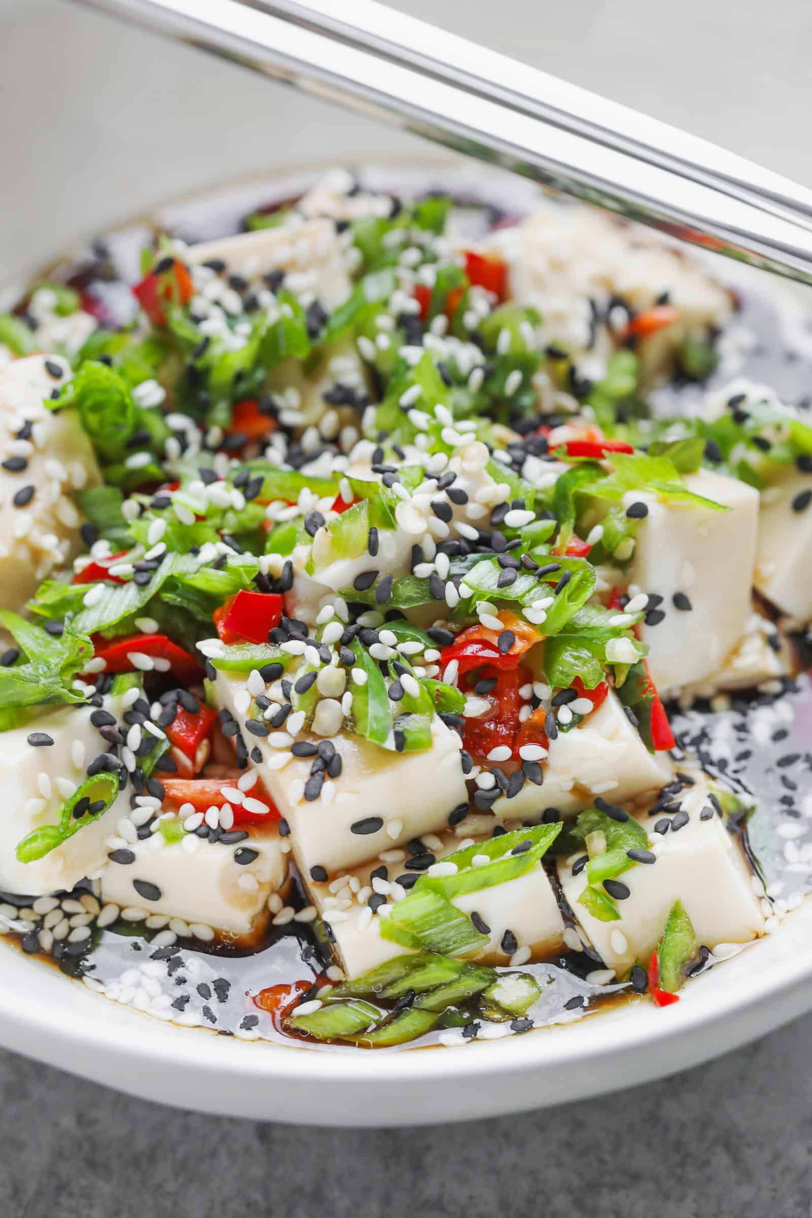 Japanese Cold Silken Tofu Recipe (Ready in 10 Minutes) - Delish Knowledge