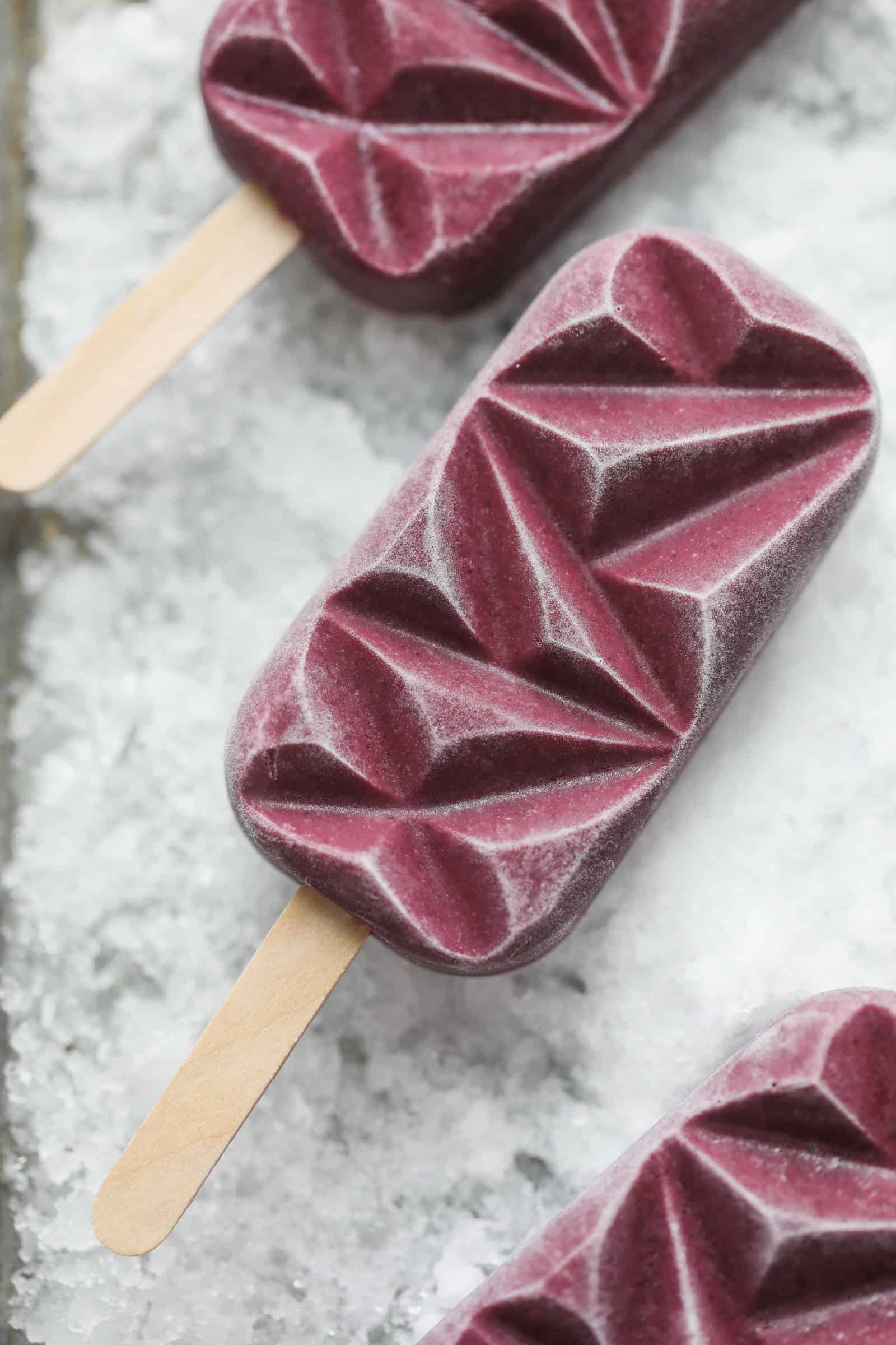 Creamy Acai Popsicles - Delish Knowledge