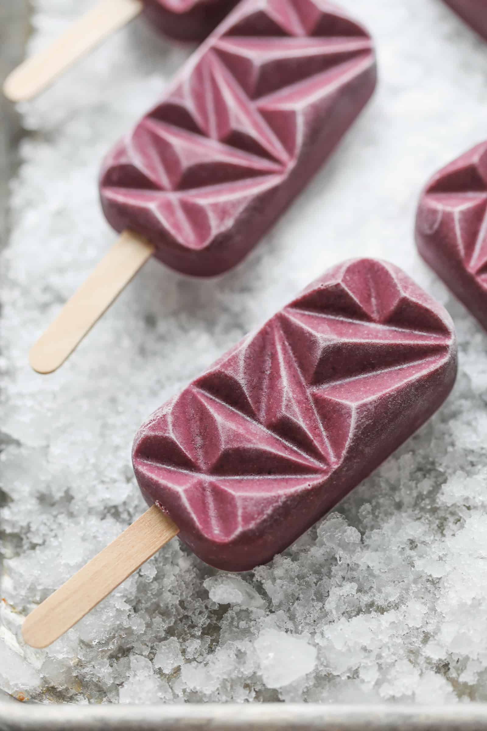 Creamy Acai Popsicles - Delish Knowledge