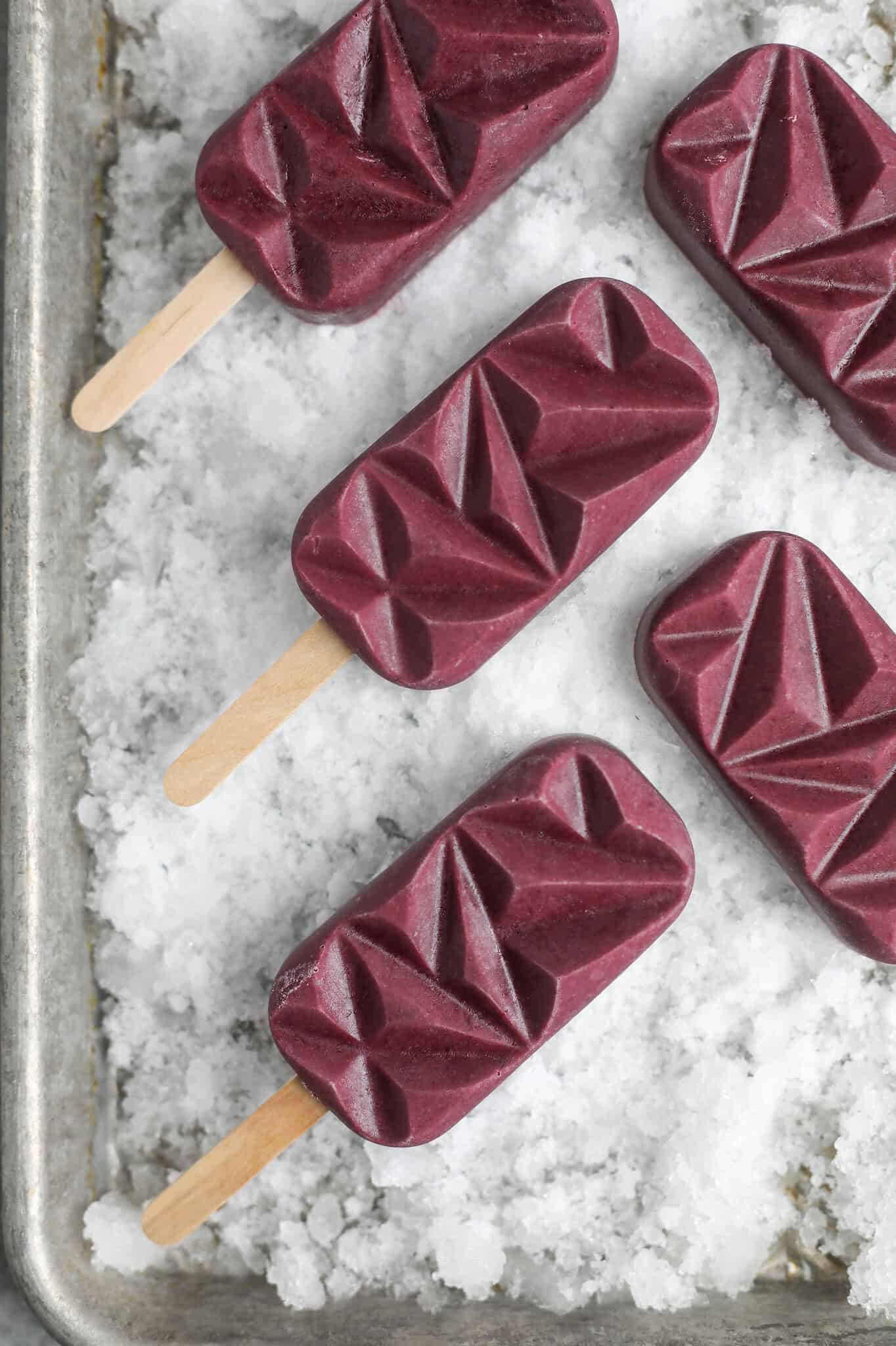 Creamy Acai Popsicles - Delish Knowledge