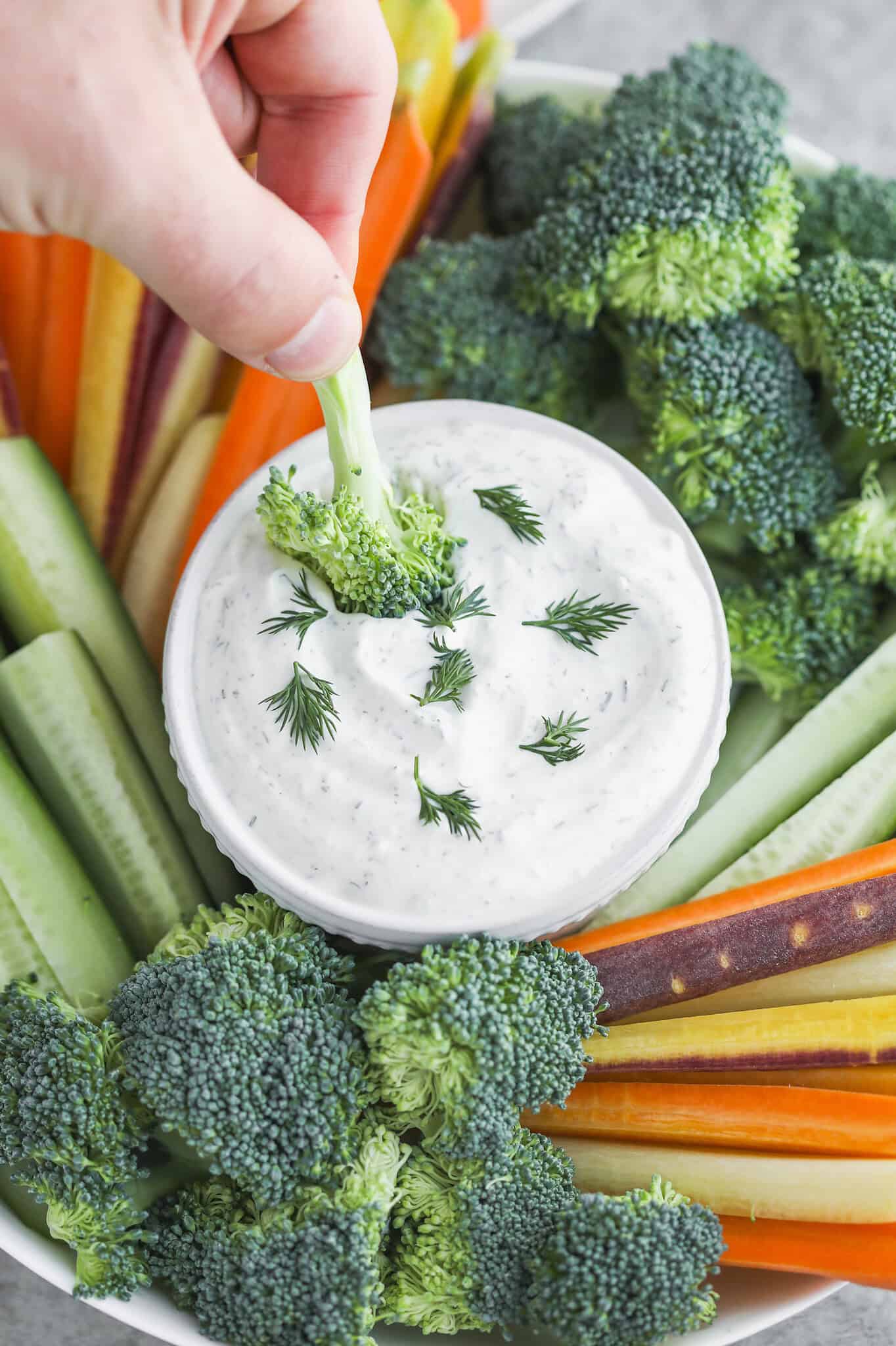 Easy Dill Dip Recipe (Ready in 5 Minutes) - Delish Knowledge