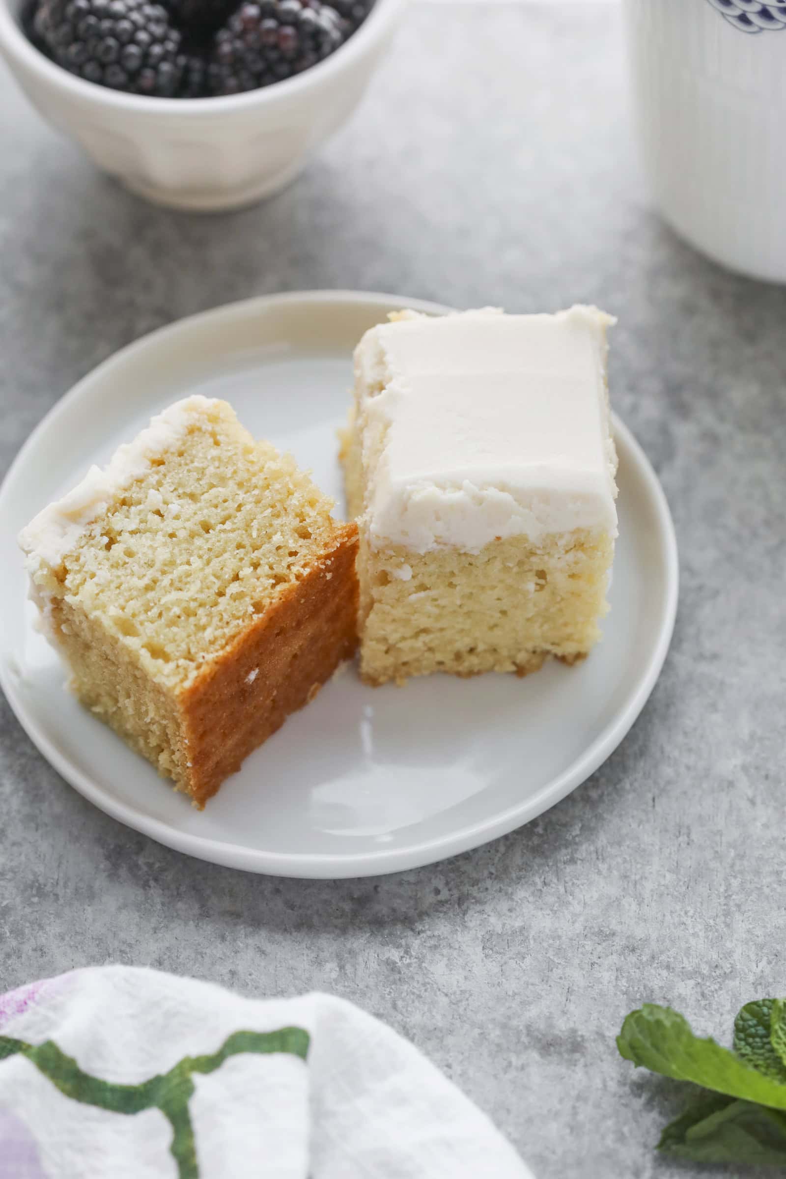 Easy Vanilla Cake (One Bowl and Vegan!)