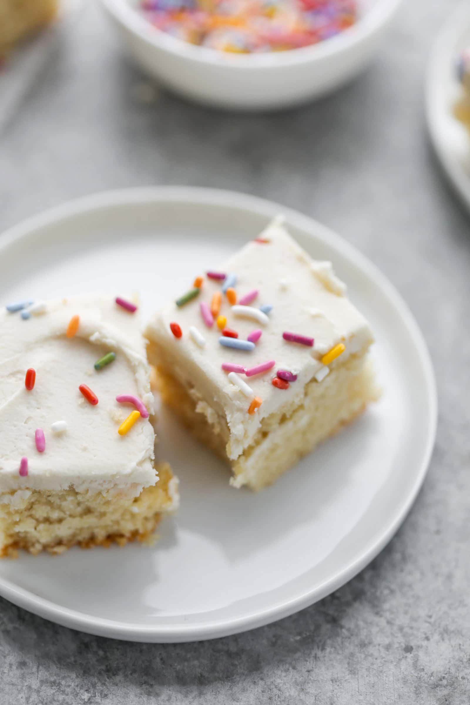 Easy Vanilla Cake (One Bowl and Vegan!)