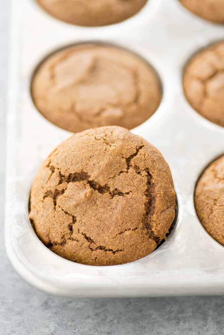 Gingerbread Muffins with Cream Cheese Frosting - Delish Knowledge