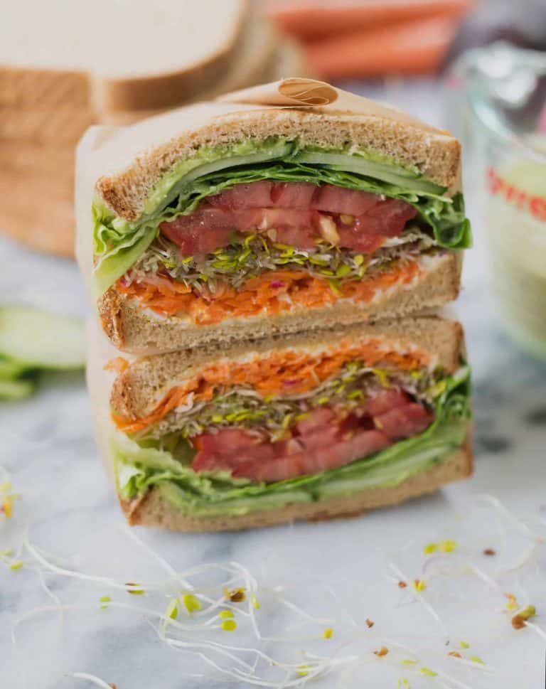 Green Goddess Veggie Sandwich