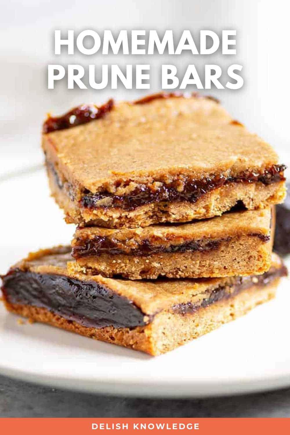 Homemade Prune Bars - A Healthy Prune Dessert Recipe - Delish Knowledge