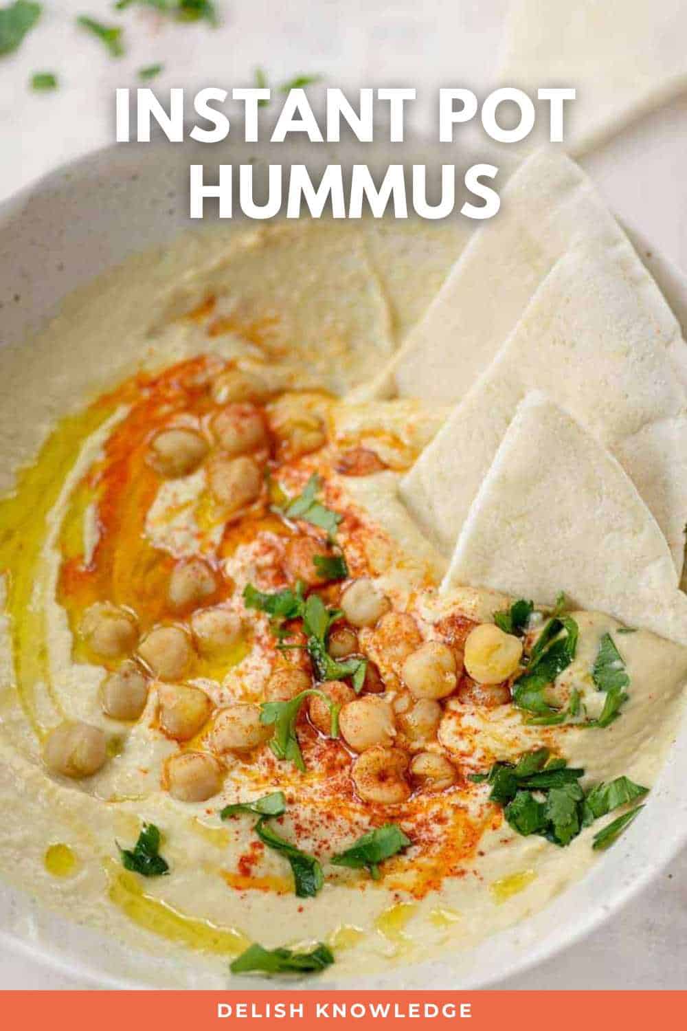 Instant Pot Hummus - Delish Knowledge