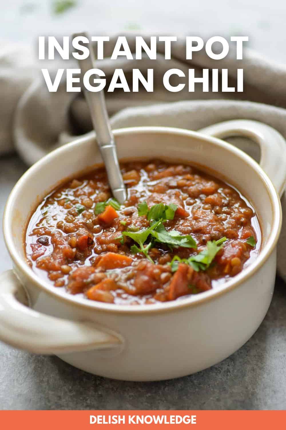Instant Pot Vegan Chili (Slow Cooker + Stove Top Directions) - Delish ...