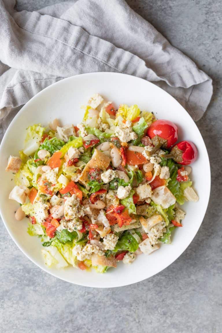 Italian Chopped Salad Recipe - Delish Knowledge