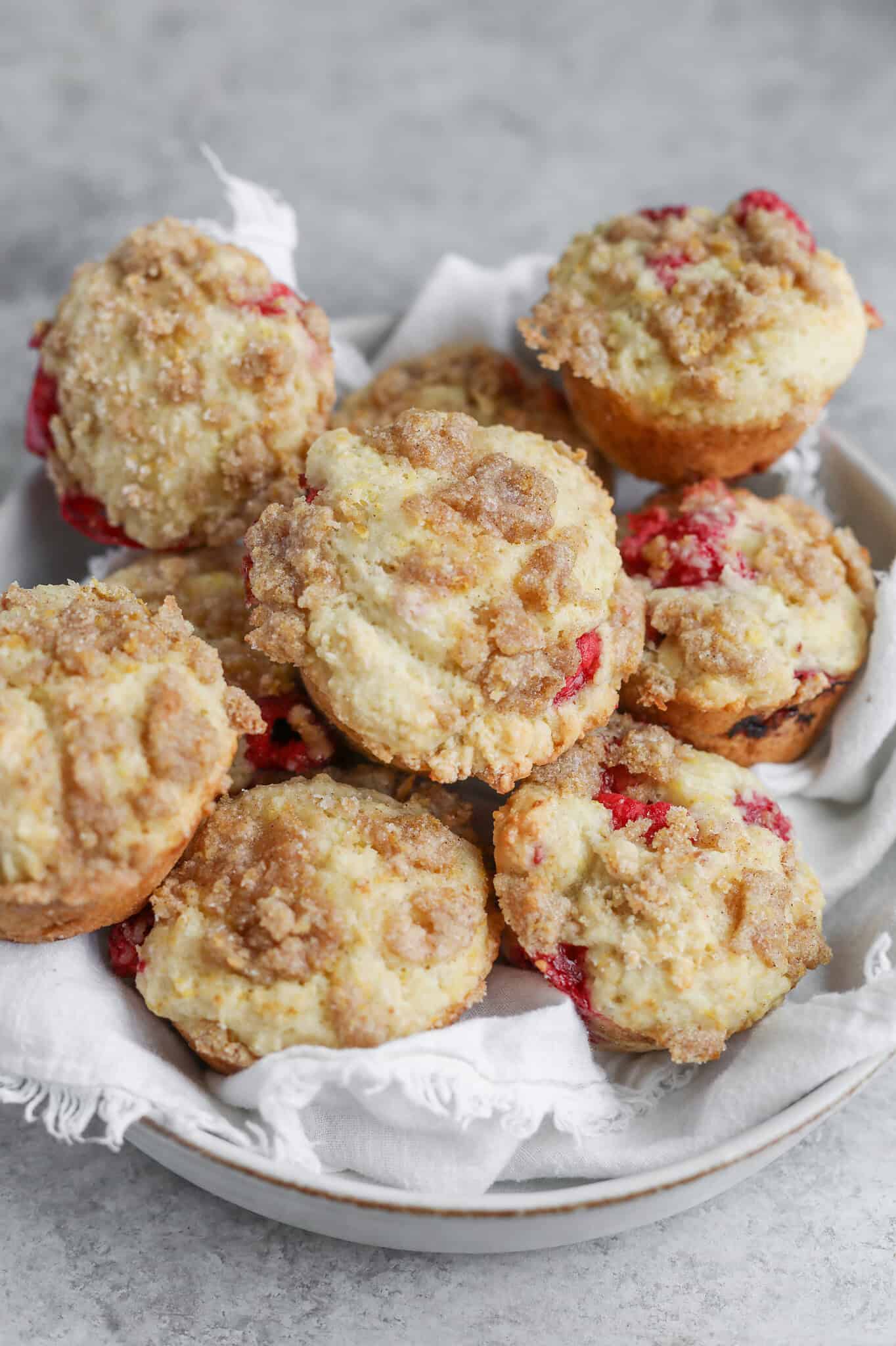 Lemon Raspberry Muffins - Delish Knowledge