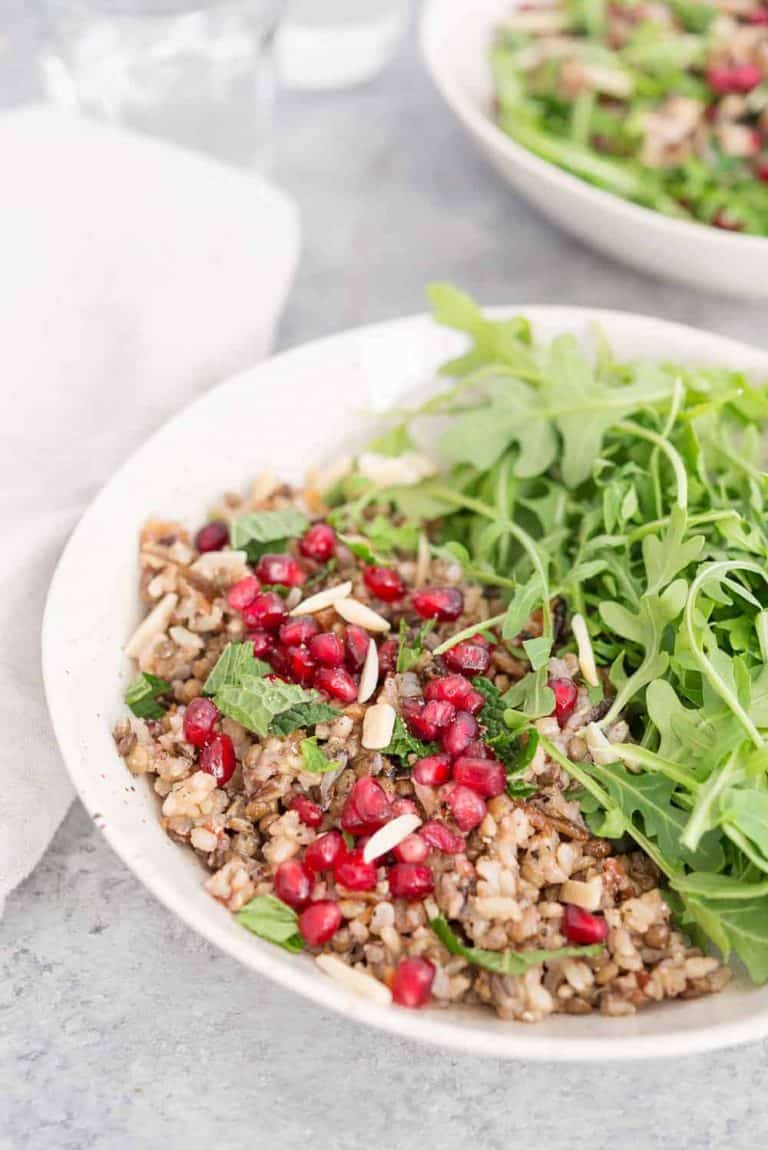 Lentil and Wild Rice Winter Salad - Delish Knowledge