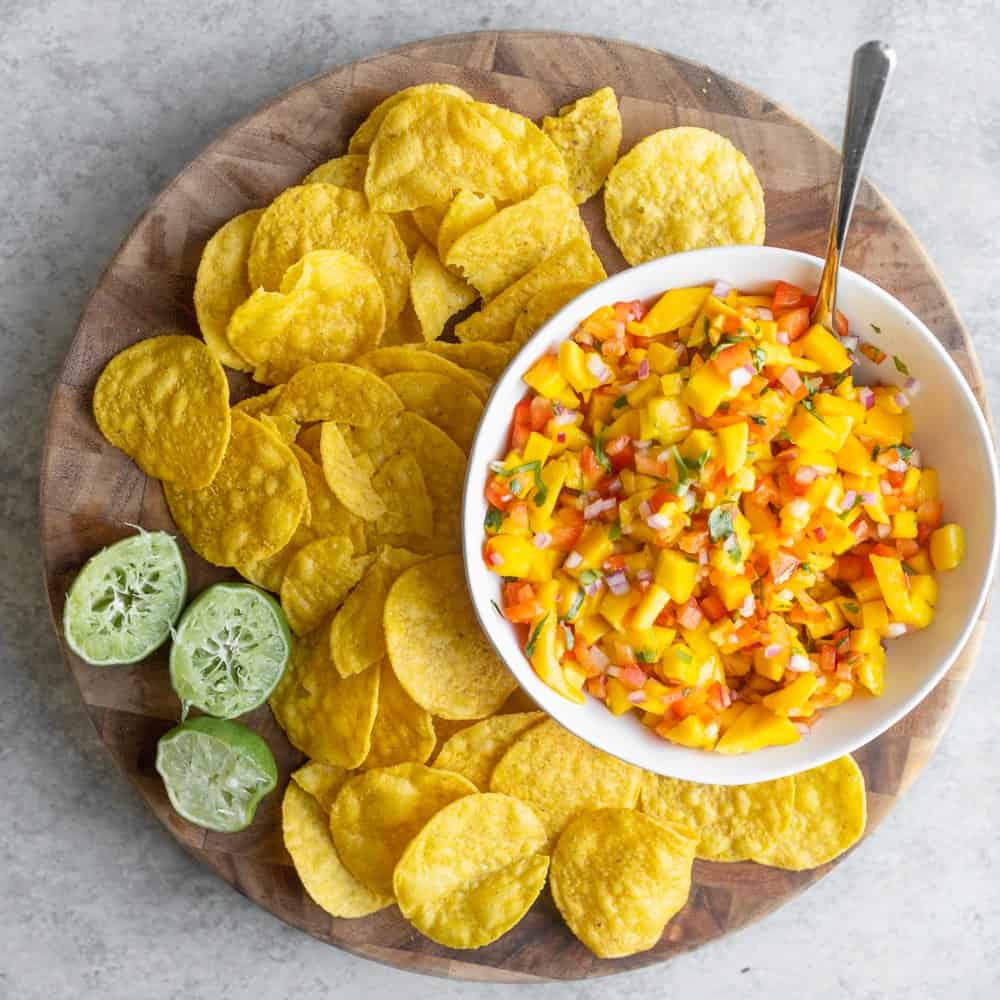 Fresh Mango Salsa Recipe - Delish Knowledge