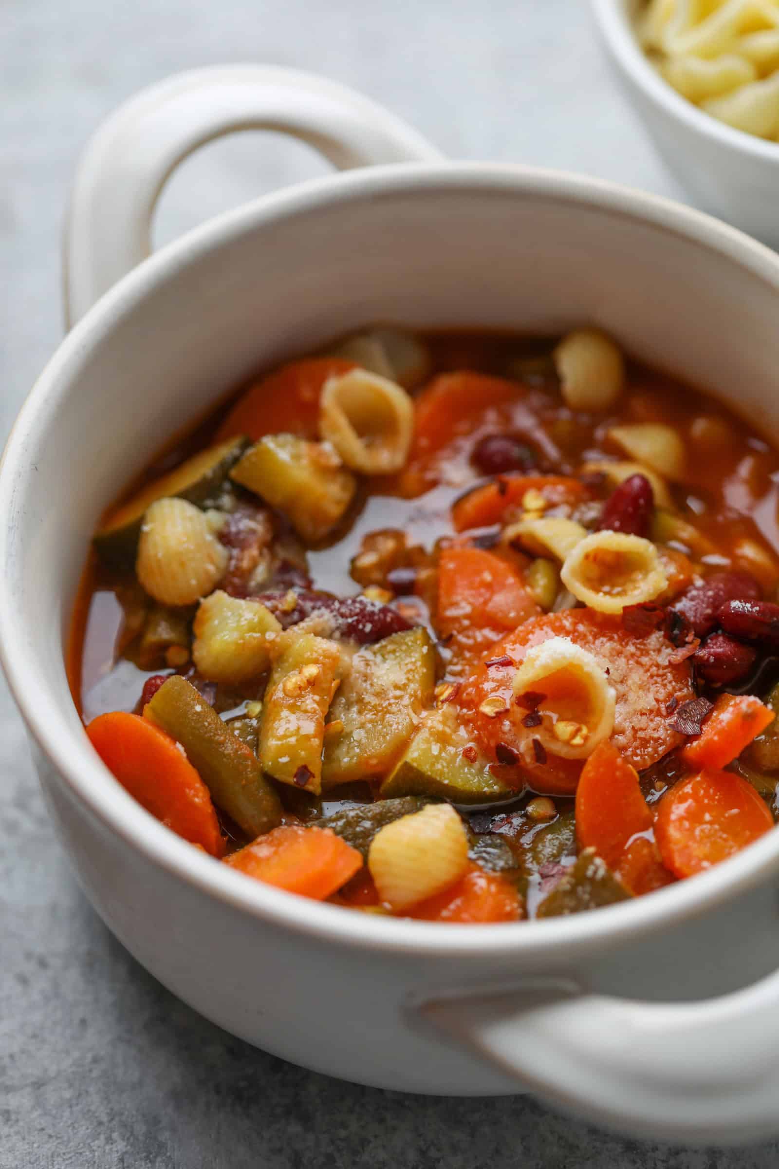 Healthy Minestrone Soup - Delish Knowledge