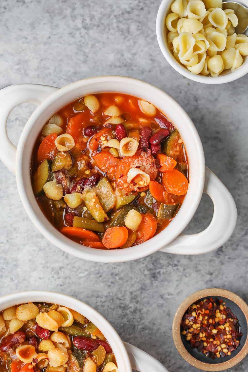 Healthy Minestrone Soup - Delish Knowledge