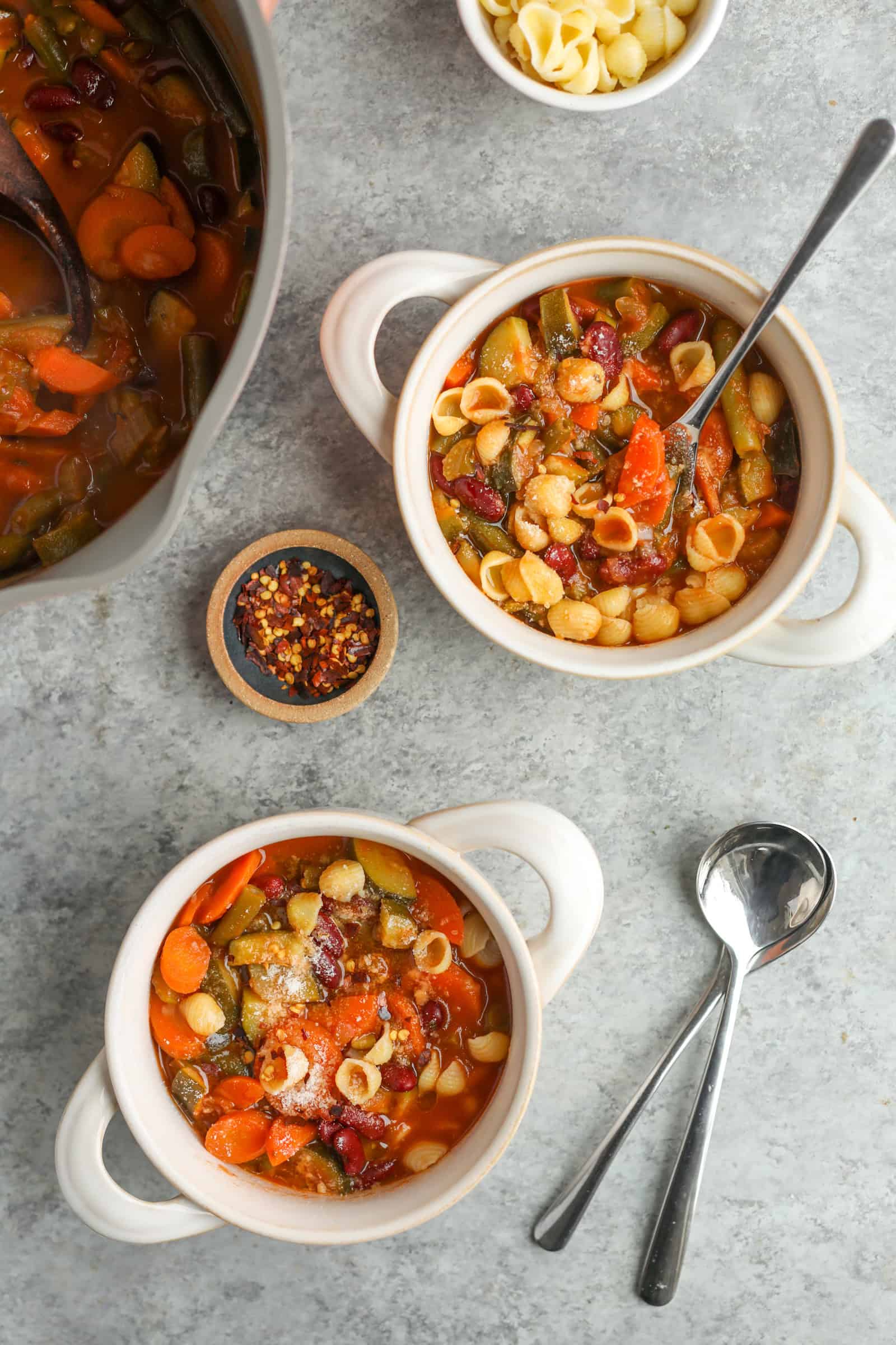 Healthy Minestrone Soup - Delish Knowledge