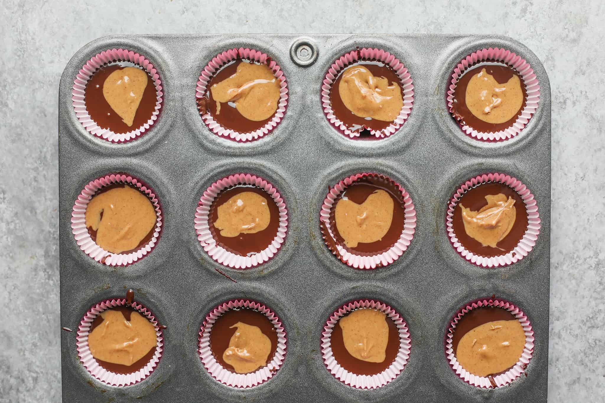 Mini Dark Chocolate Peanut Butter Cups - Delish Knowledge
