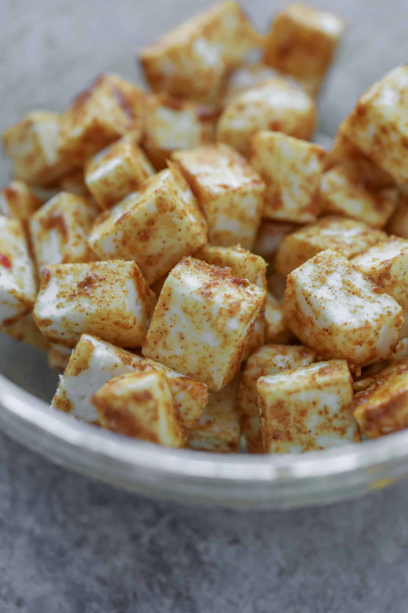 Spicy Paneer Bites with Mint Chutney Sauce - Delish Knowledge