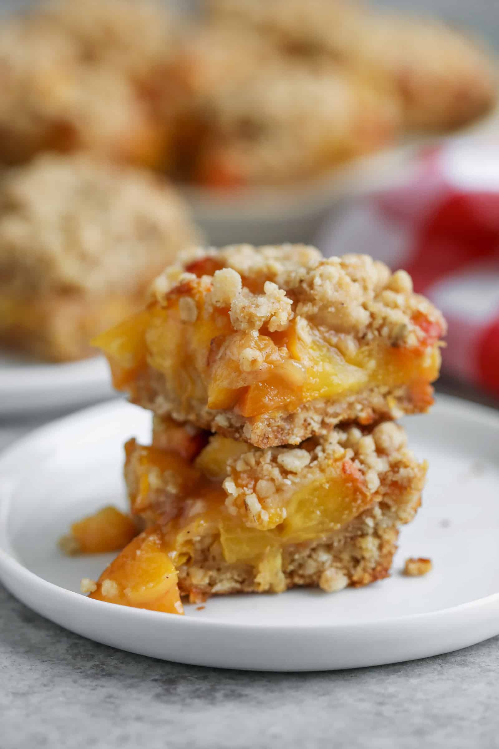 Peach Pie Bars - Delish Knowledge
