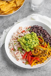 Pico de Gallo Rice Bowls - Delish Knowledge