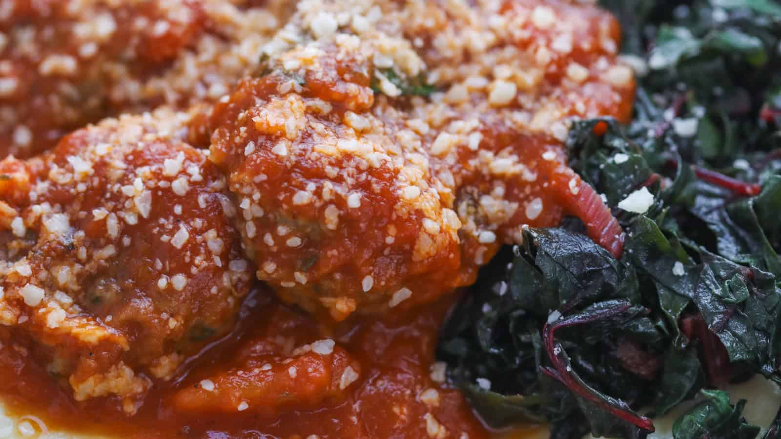 Polenta Bowls with Impossible Meatballs - Delish Knowledge