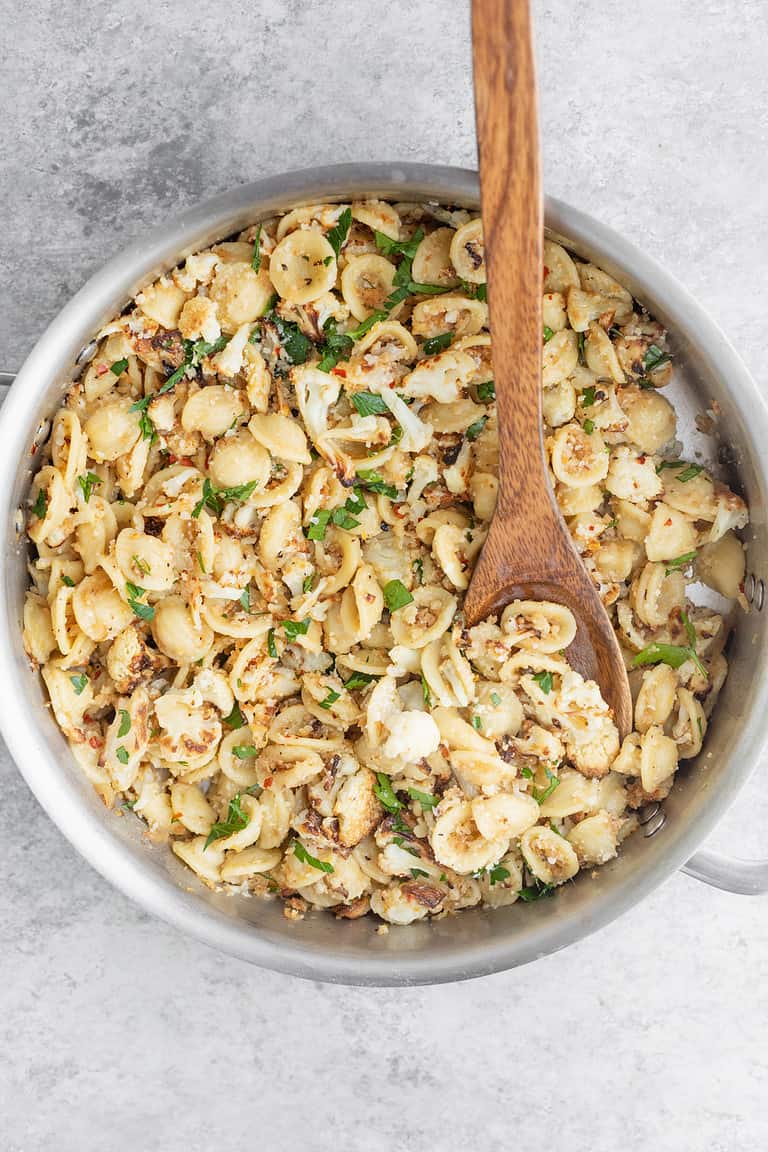 Roasted Cauliflower Pasta - Delish Knowledge