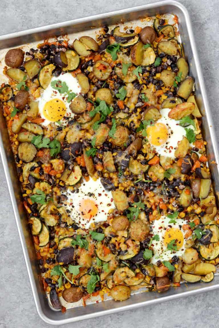 Sheet Pan Breakfast Hash - Delish Knowledge