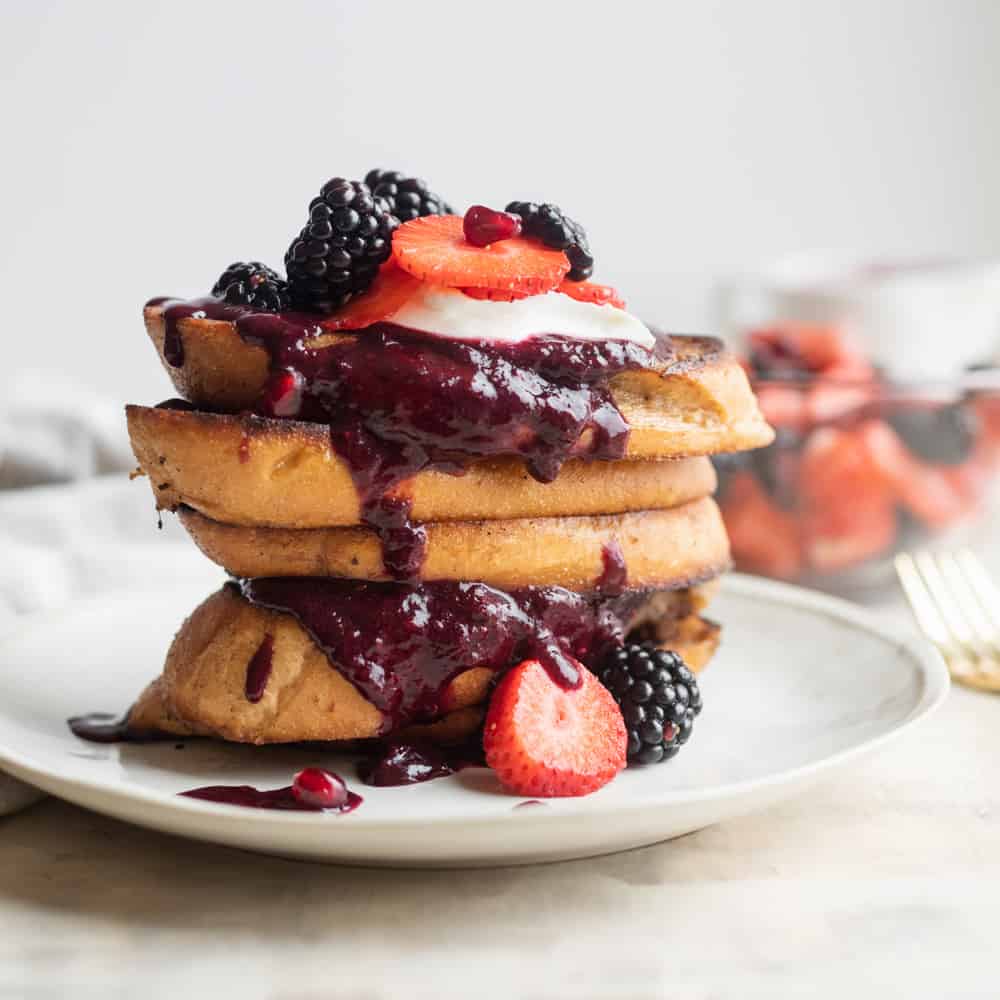 Simple Vegan French Toast - Delish Knowledge