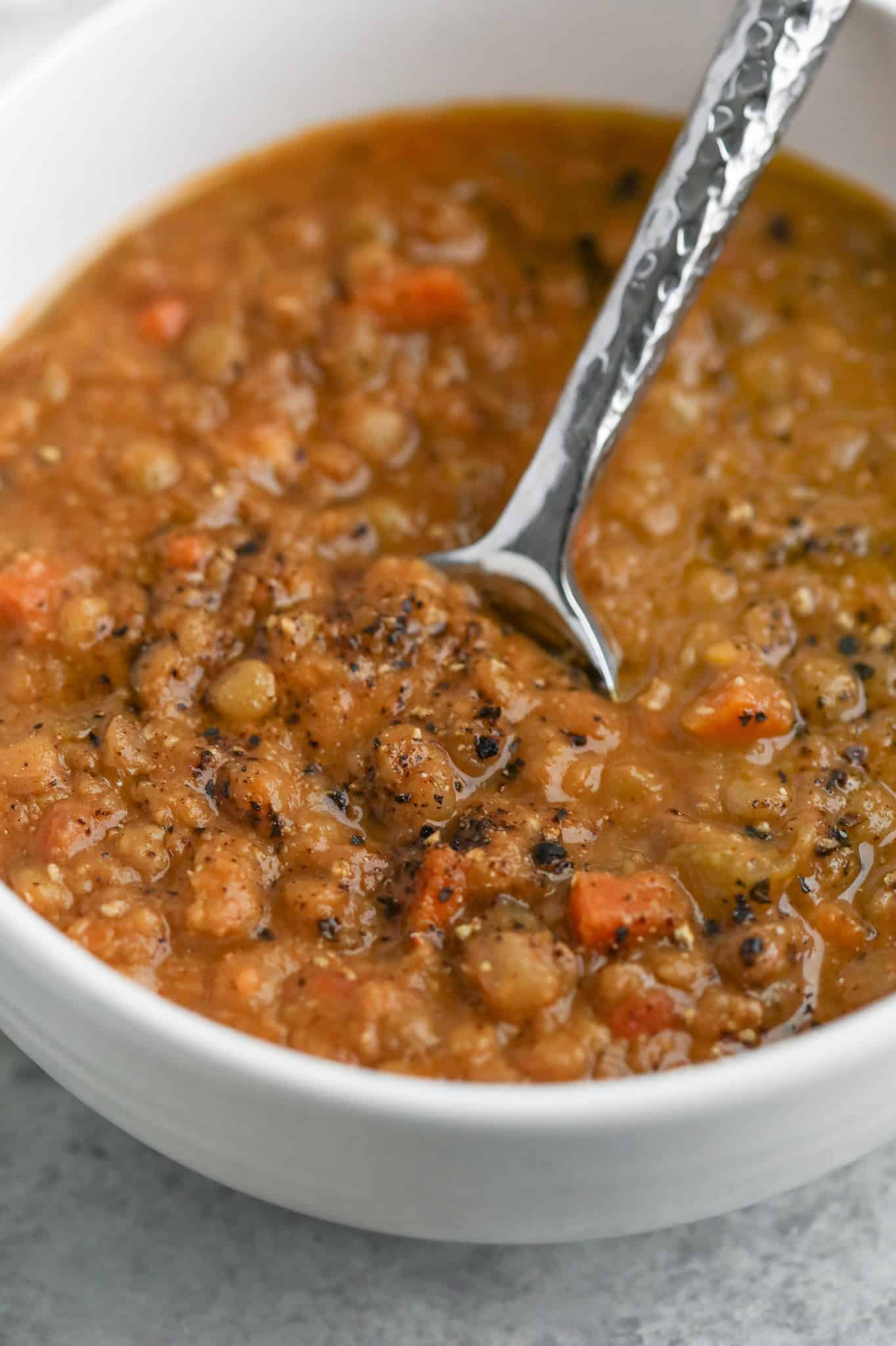 Small Batch Lentil Soup (Serves 2-3) - Delish Knowledge