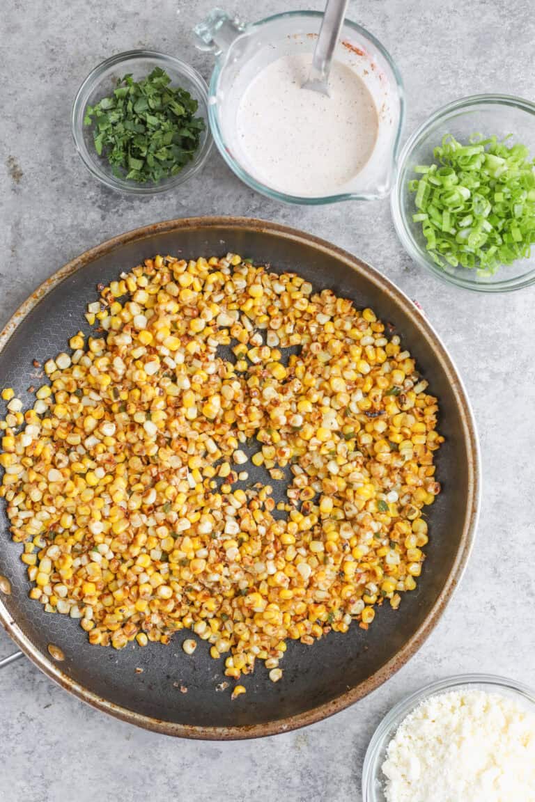 Easy Street Corn Tostadas with Refried Beans