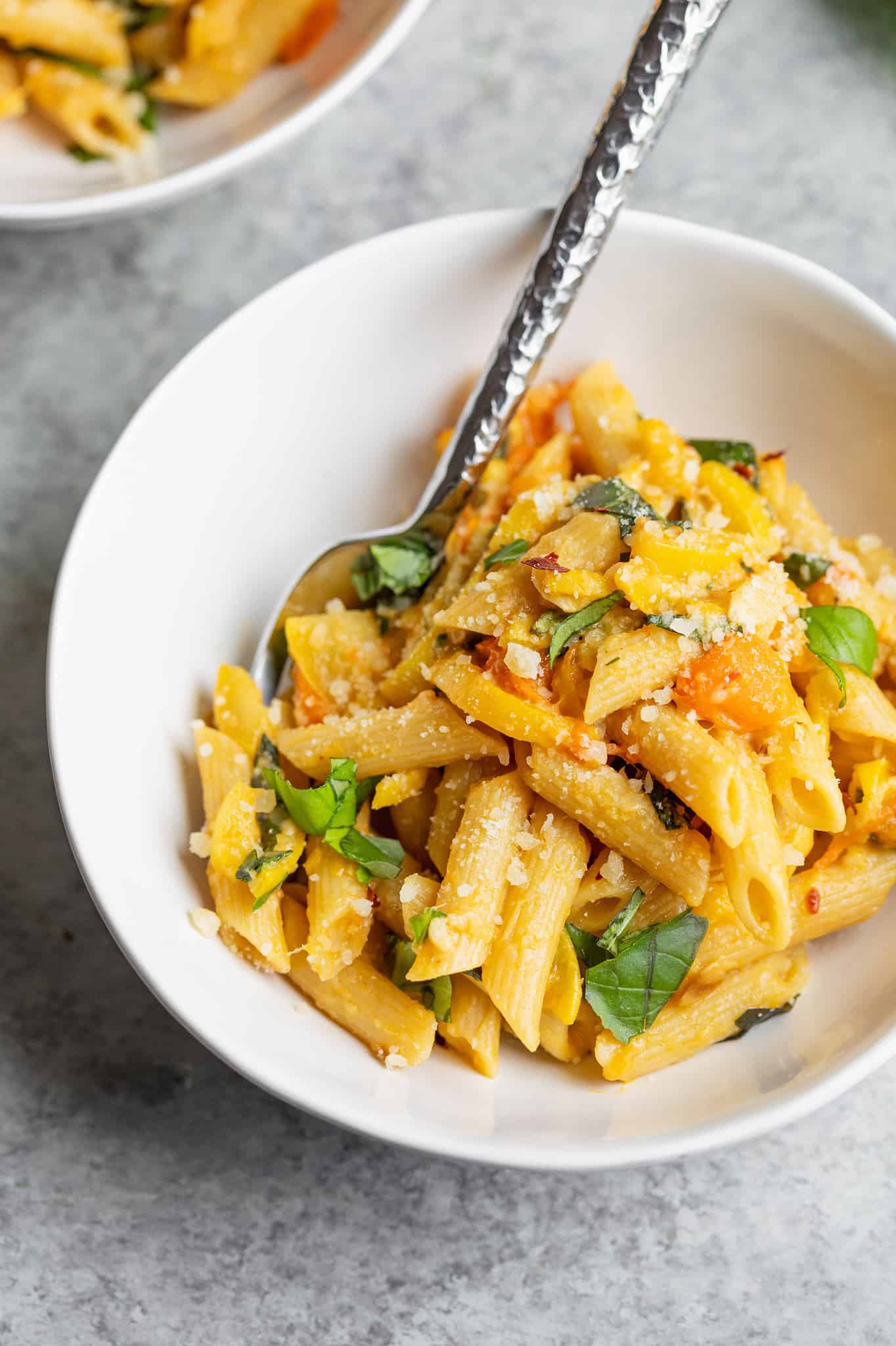 Sun Gold Tomato Pasta with Summer Squash - Delish Knowledge