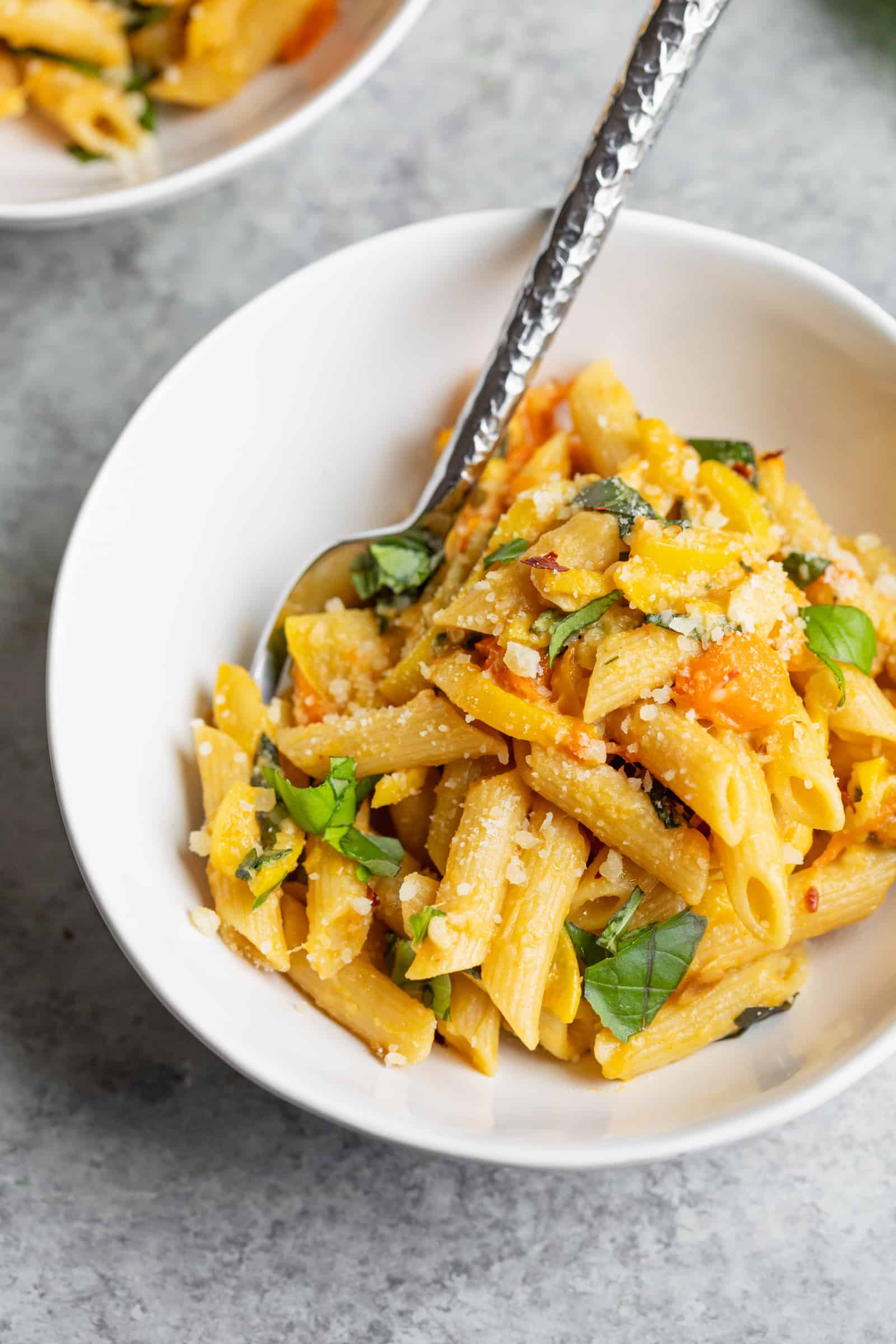 Sun Gold Tomato Pasta with Summer Squash - Delish Knowledge