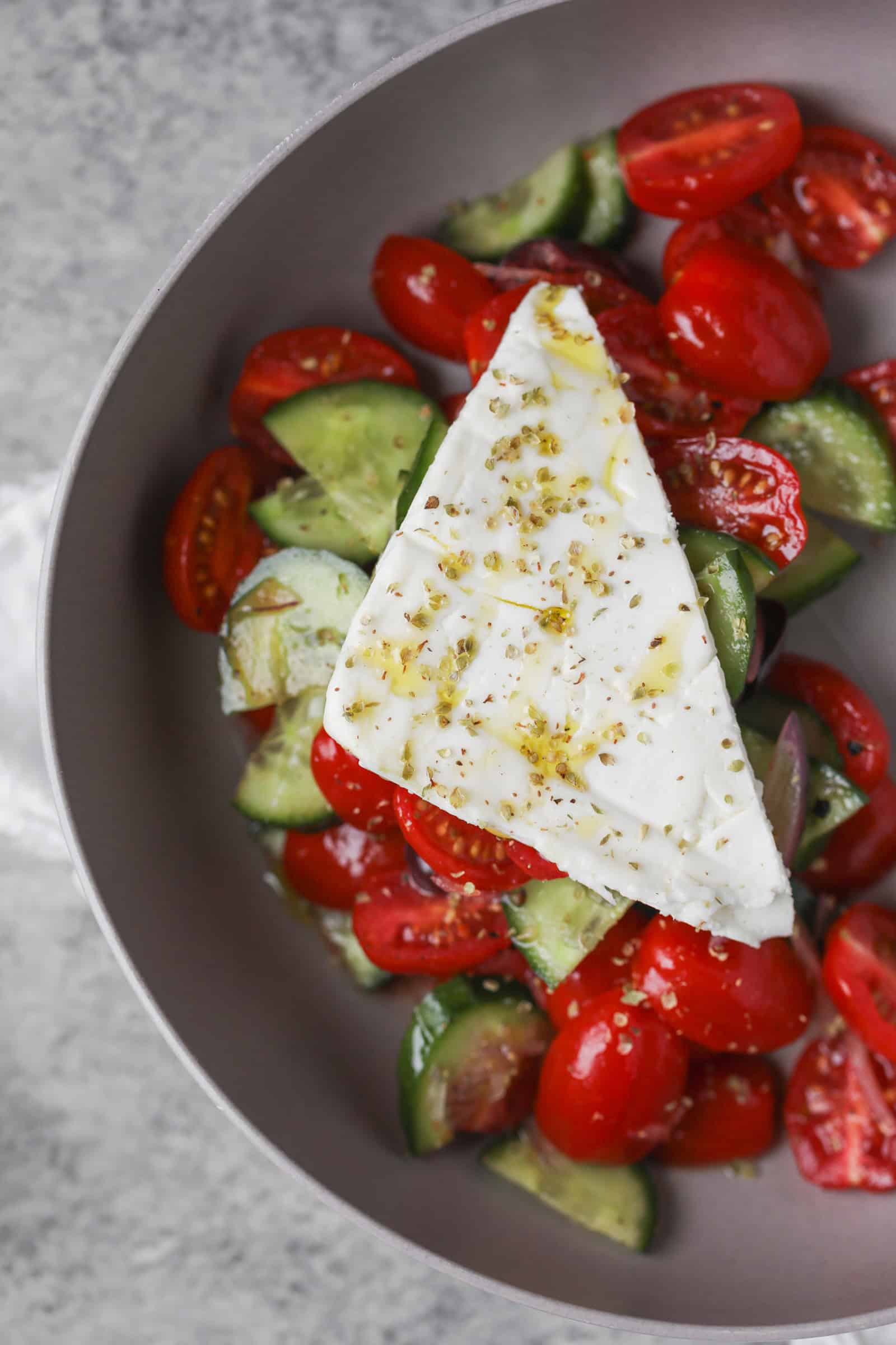 Traditional Greek Salad (Horiatiki Recipe) - Delish Knowledge