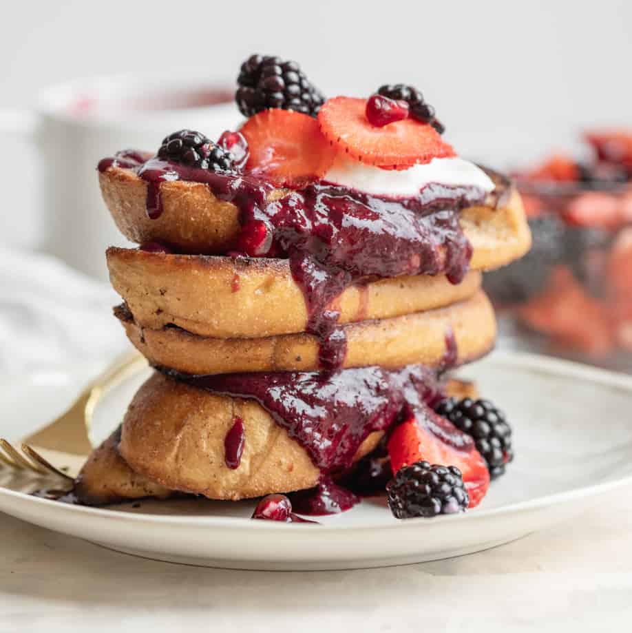 Simple Triple Berry Syrup Recipe (made with frozen berries!) - Delish ...