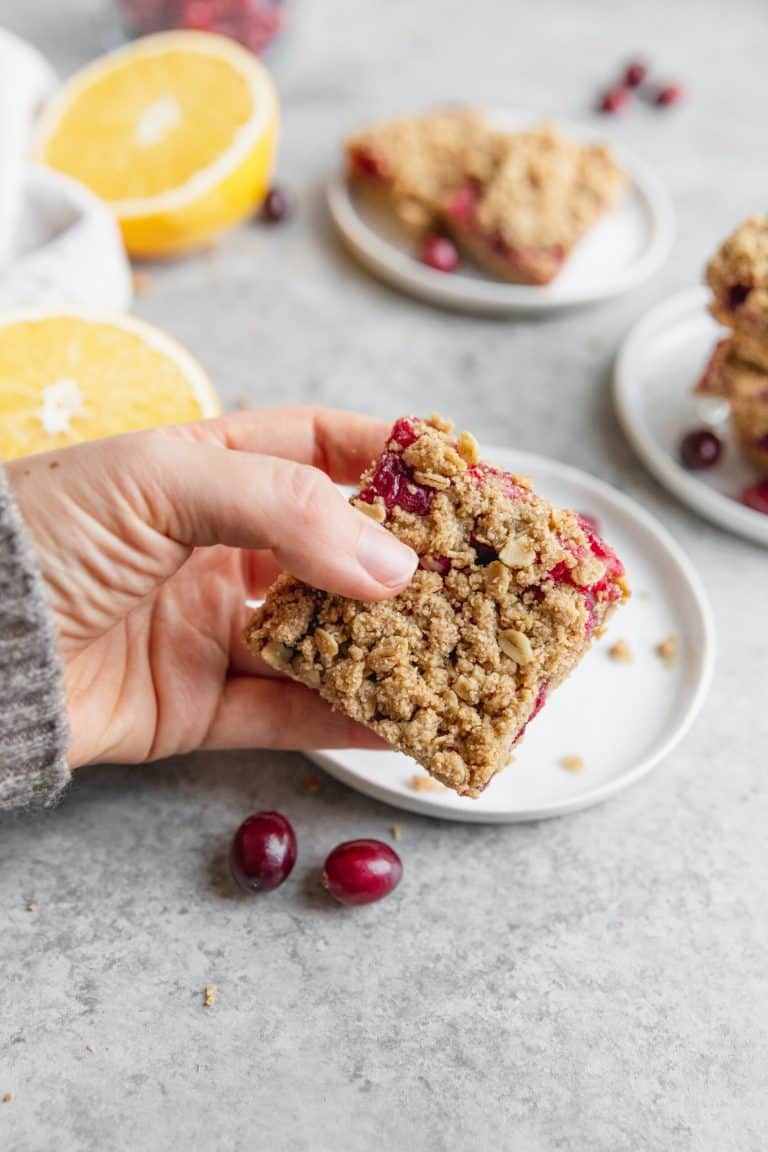 Fresh Cranberry Bars - Delish Knowledge
