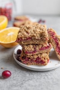 Fresh Cranberry Bars - Delish Knowledge