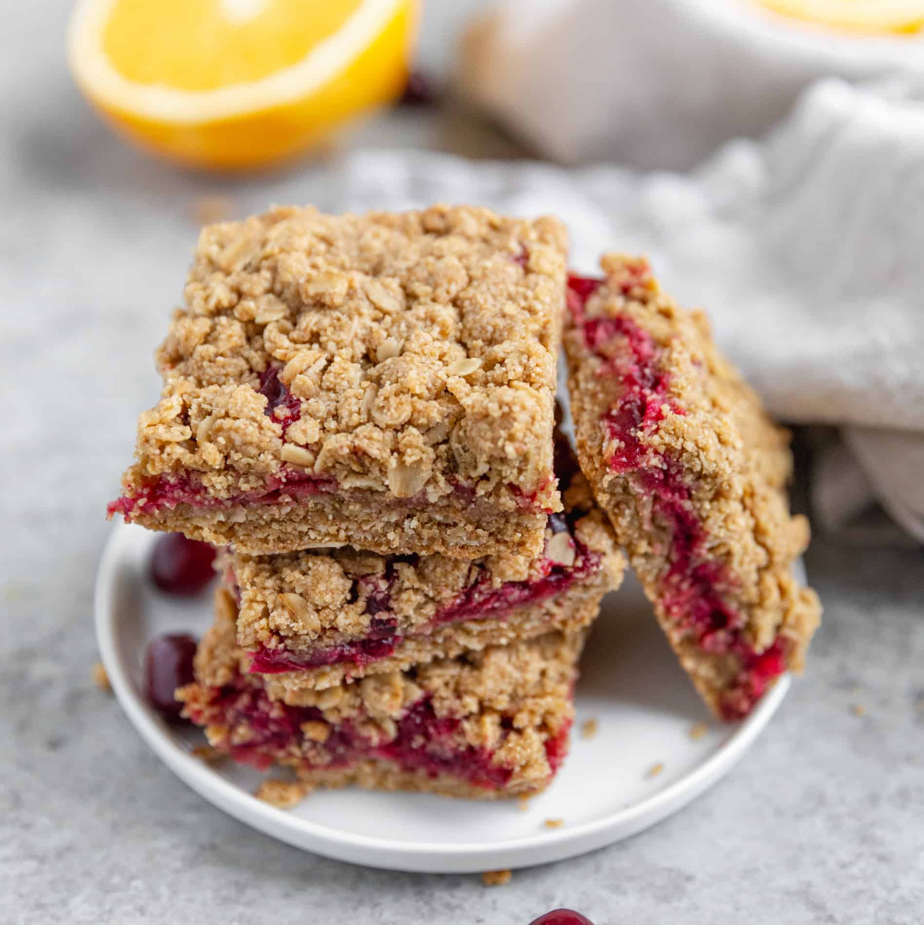 Fresh Cranberry Bars - Delish Knowledge
