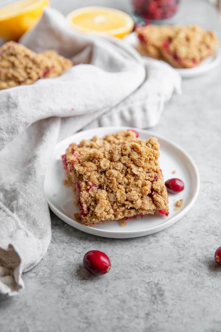 Fresh Cranberry Bars - Delish Knowledge
