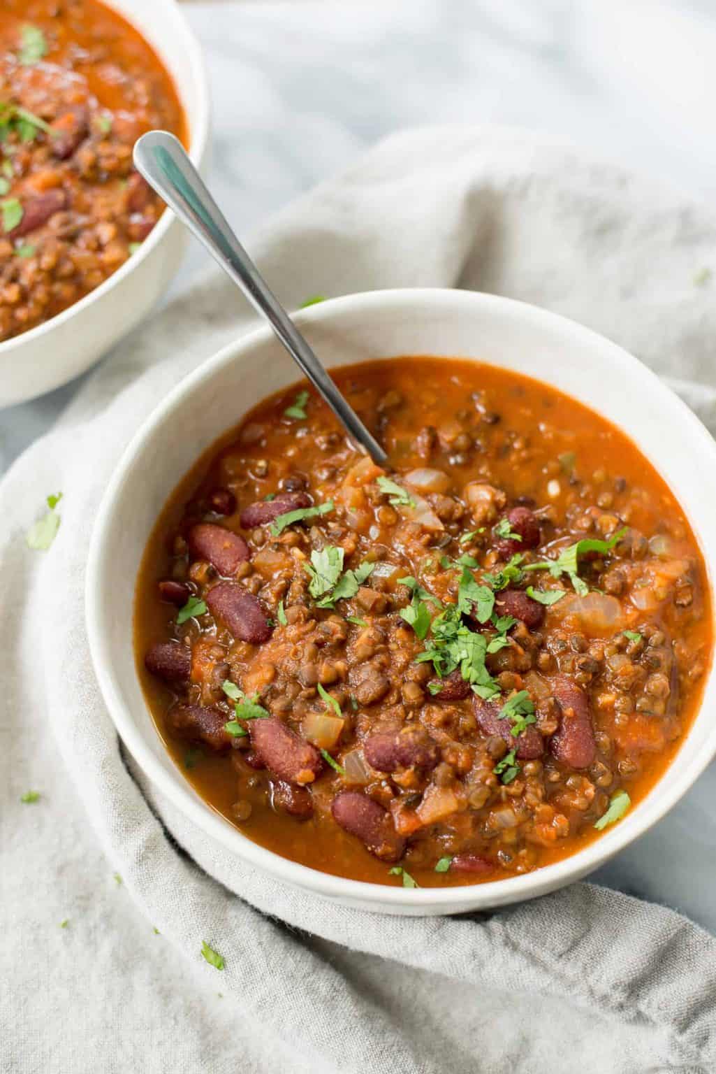 Vegan Indian Dal Chili - Delish Knowledge