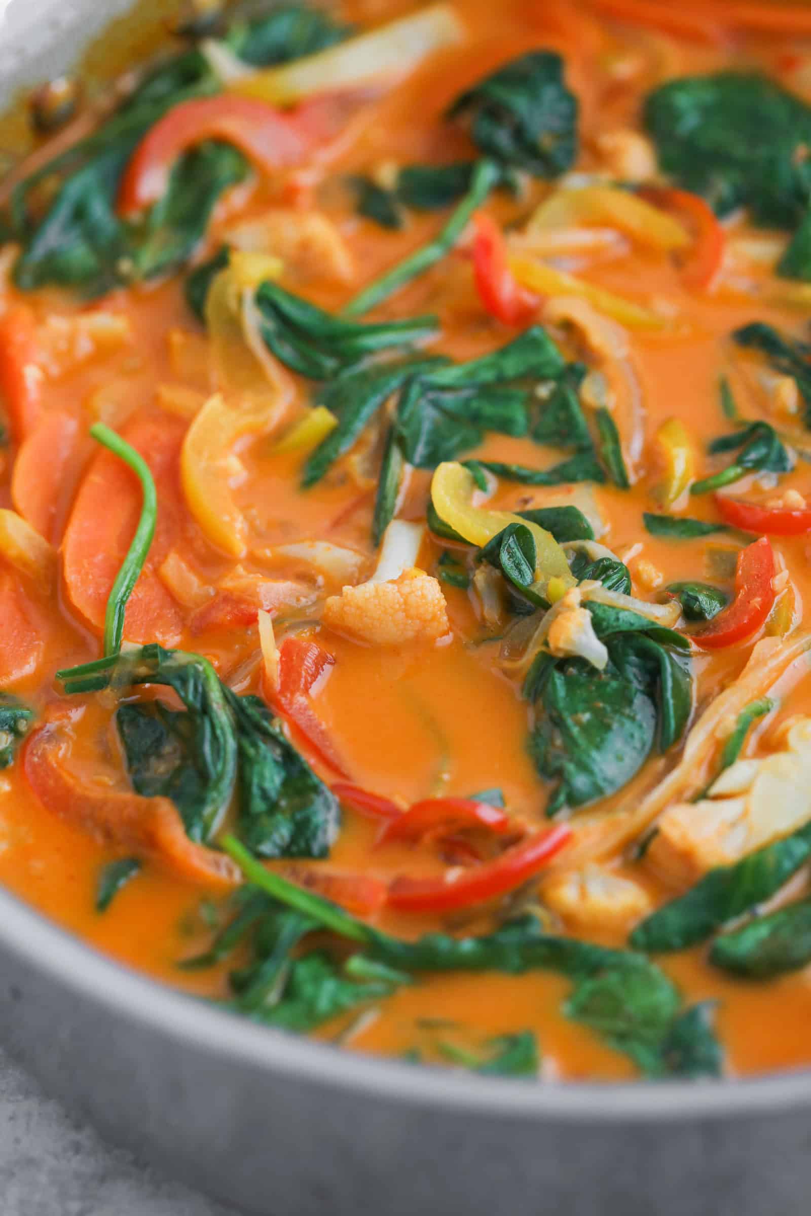 Thai Red Vegetable Curry - Delish Knowledge