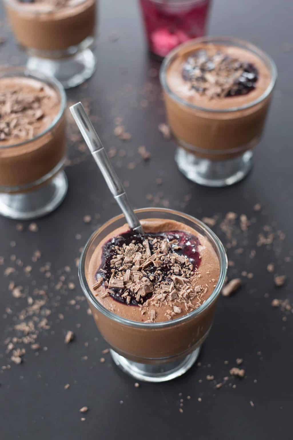 Chocolate Cherry Mousse - Delish Knowledge