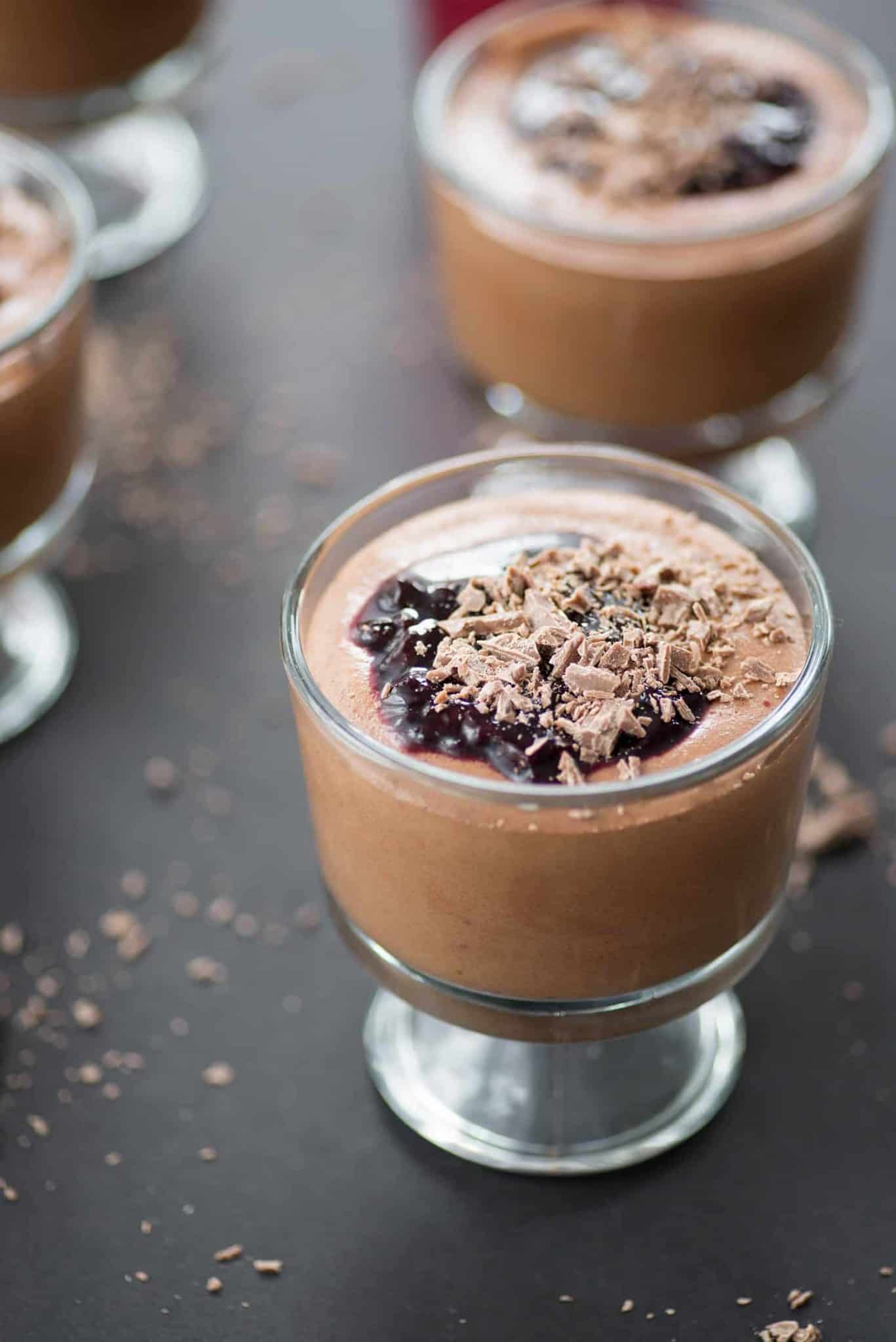 Chocolate Cherry Mousse - Delish Knowledge