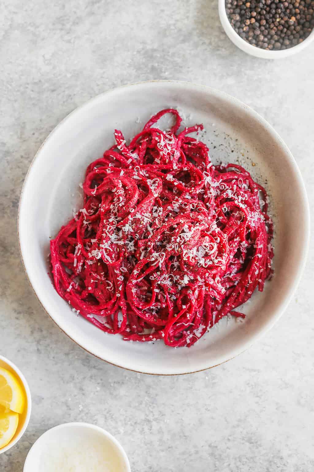 Creamy Beet Pasta (Only 6 Ingredients!)